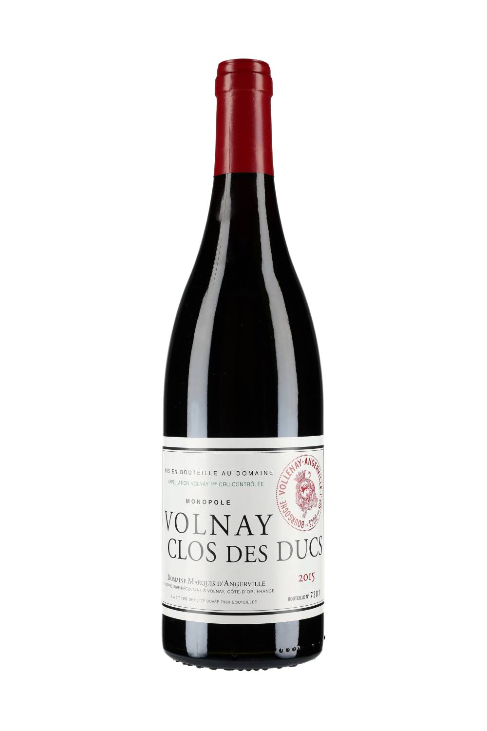 Domaine Marquis d'Angerville Volnay Premier Cru 'Clos des Ducs' 2015 - Total Grand Cru